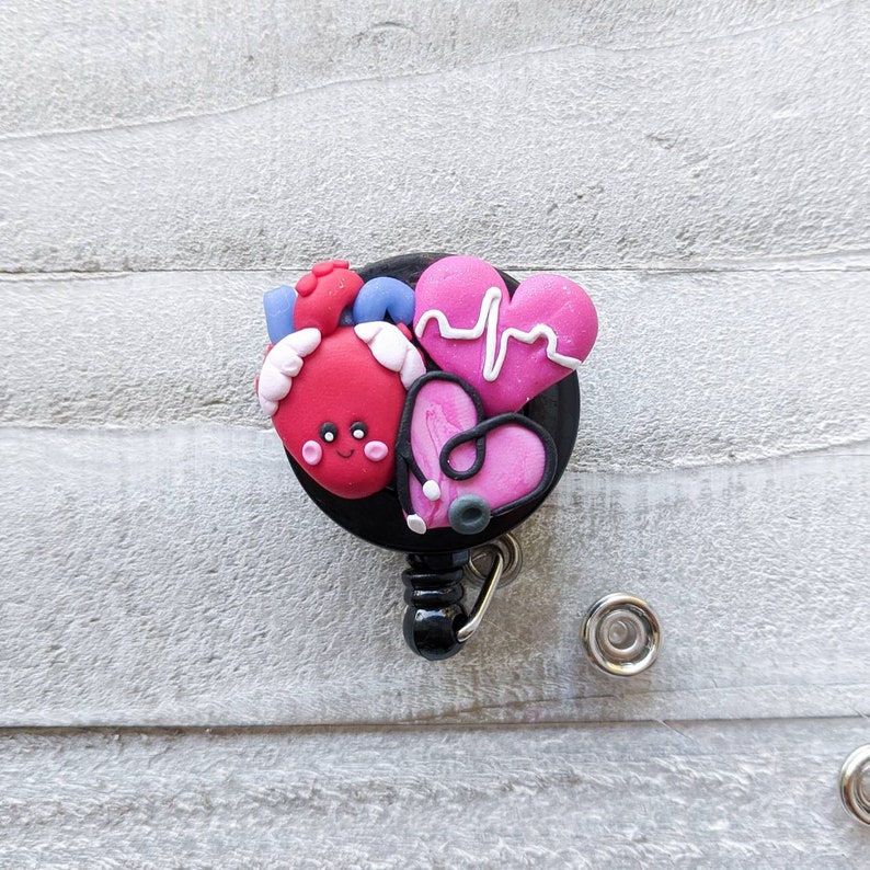 Cardiology Badge Reel Cardiologist Badge Cardiac Nurse - Etsy