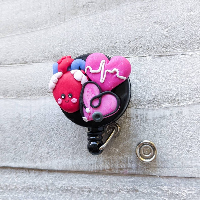 Cardiology Badge Reel Cardiologist Badge Cardiac Nurse - Etsy