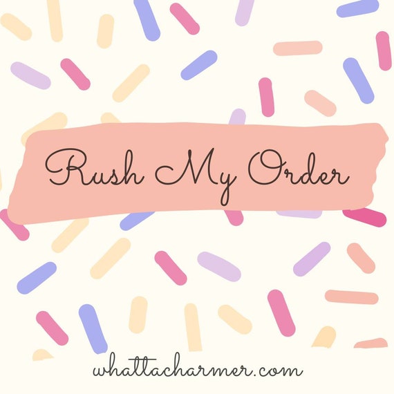 Rush My Order Upgrade expedited Processing Time | Etsy