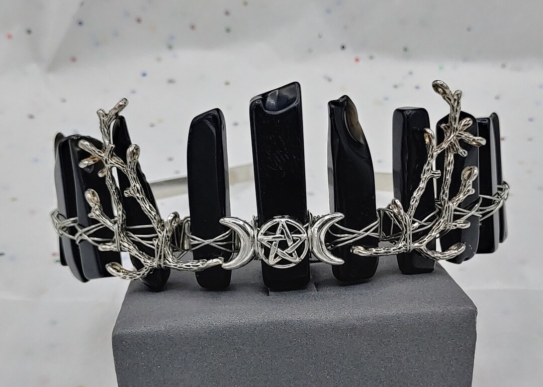 Raw Crystal Tiara Crown Headband Tiara for Women Halloween Princess ...