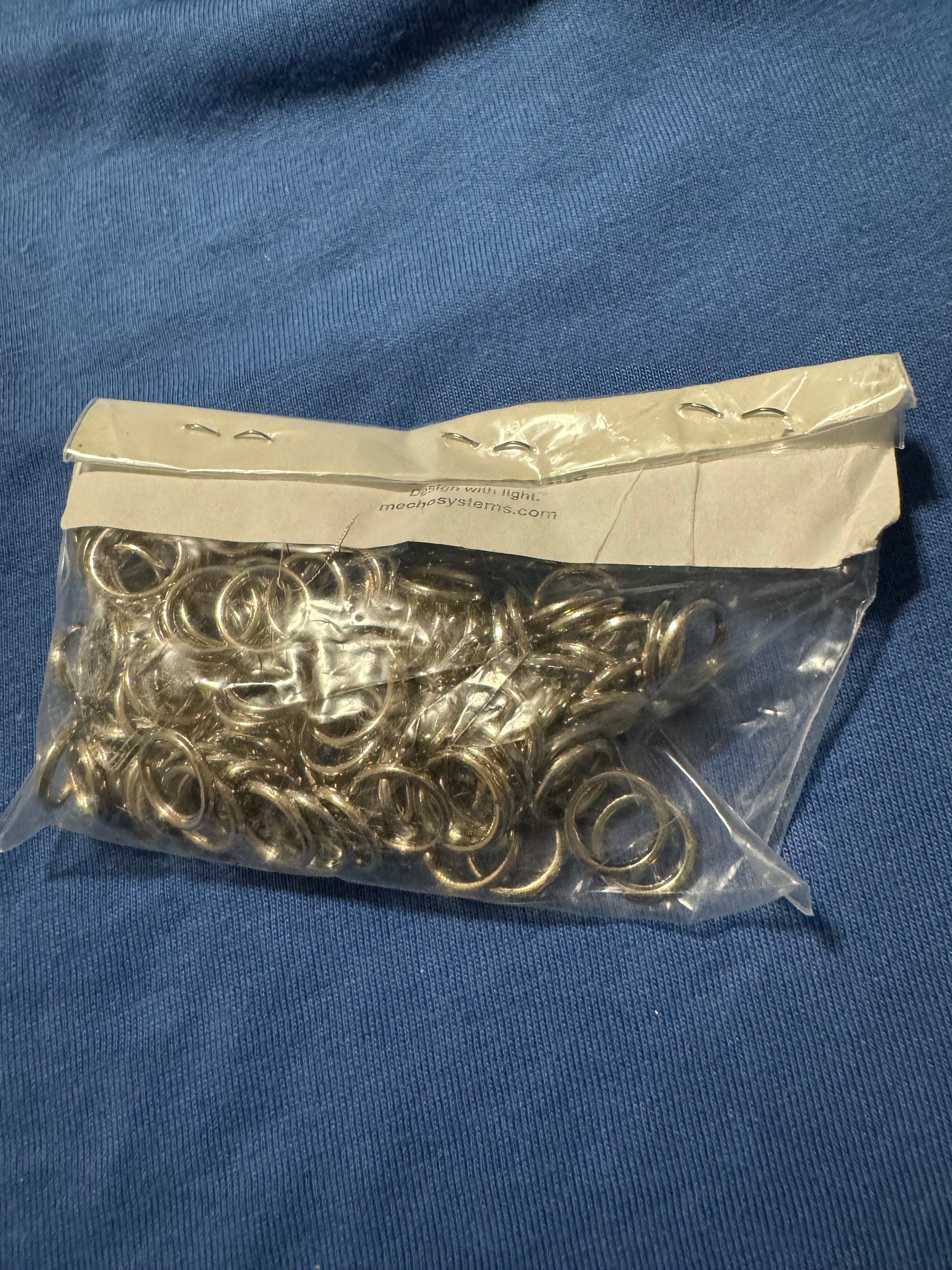 Roman Shade Metal Sew on Rings Package of 100 Rings - Etsy