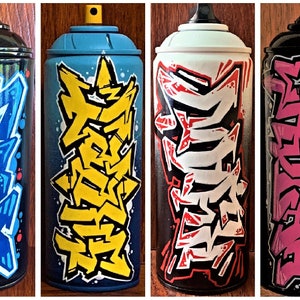 Custom Graffiti Spray Paint Can Name Letters Personalized Street Art ...
