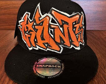Custom Graffiti Hat - Etsy