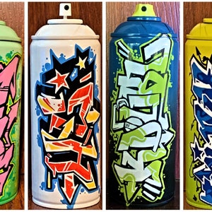 Custom Graffiti Spray Paint Can Name Letters Personalized - Etsy