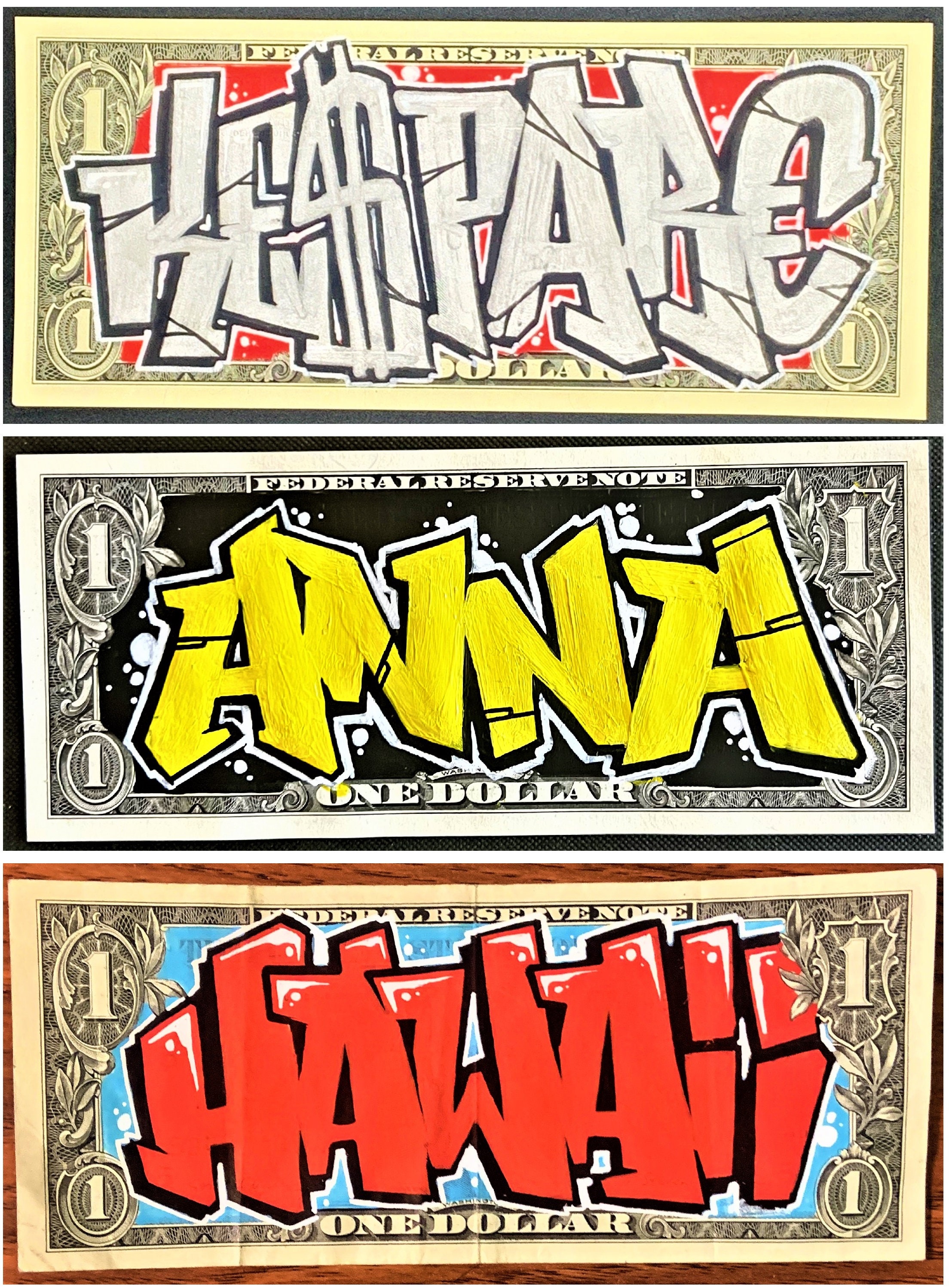 Money Graffiti Letters
