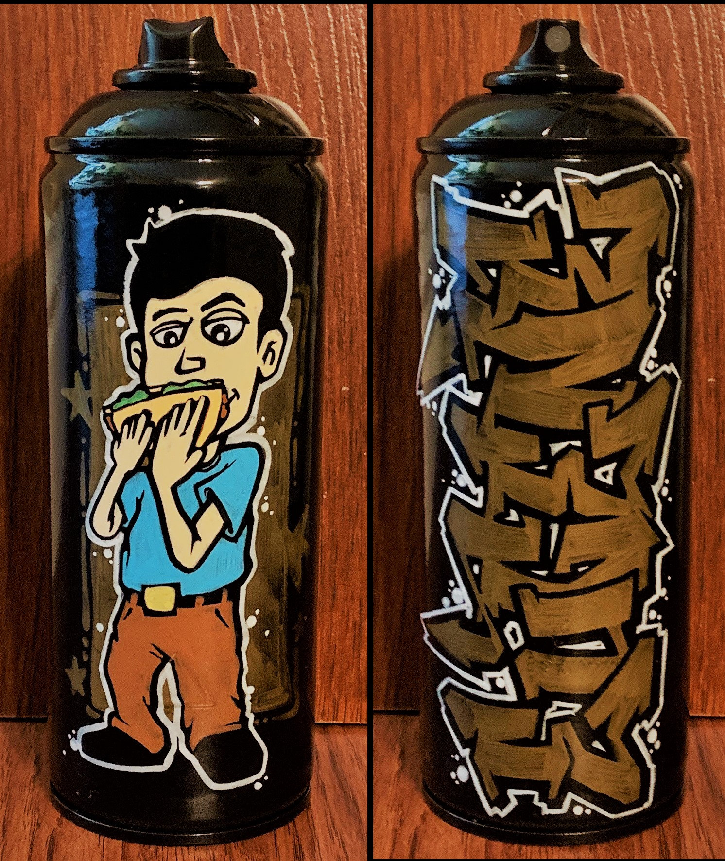 Custom Graffiti Spray Paint Can Name Letters Lettering Character Theme ...