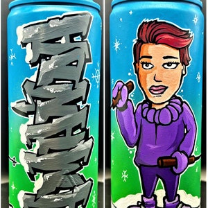 Custom Graffiti Spray Paint Can Name Letters Lettering Character Theme ...