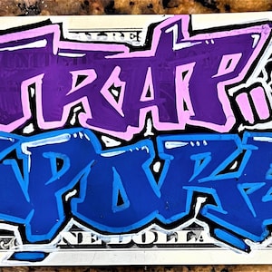 Graffiti Letters on Money, Cash, Dollar Bill. Personalized Custom ...