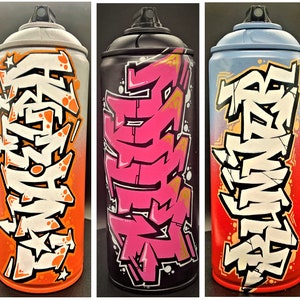 Custom Graffiti Spray Paint Can Name Letters Personalized - Etsy