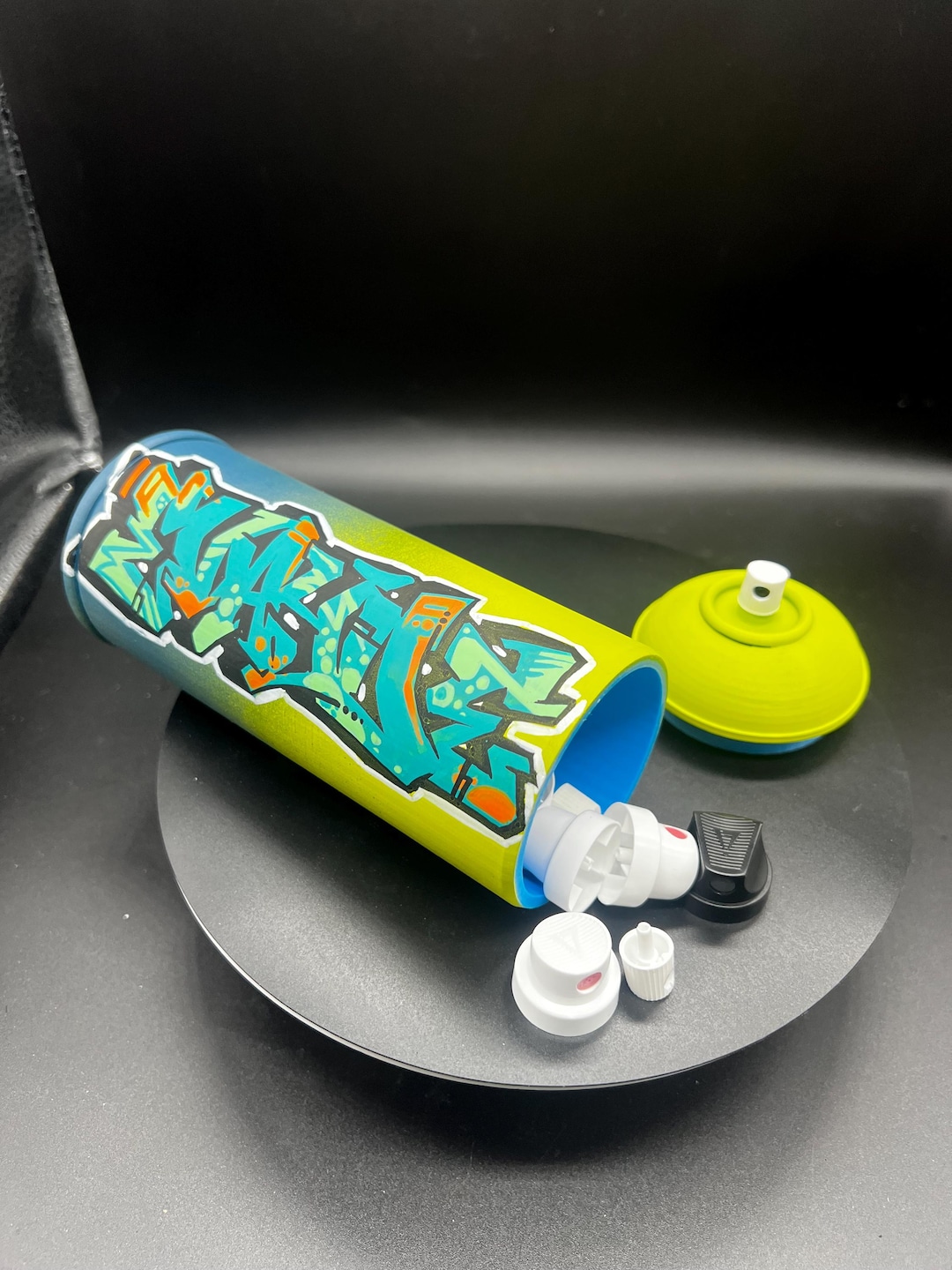 3D Printed Custom Graffiti Art Spray Paint Can Secret Stash Container ...