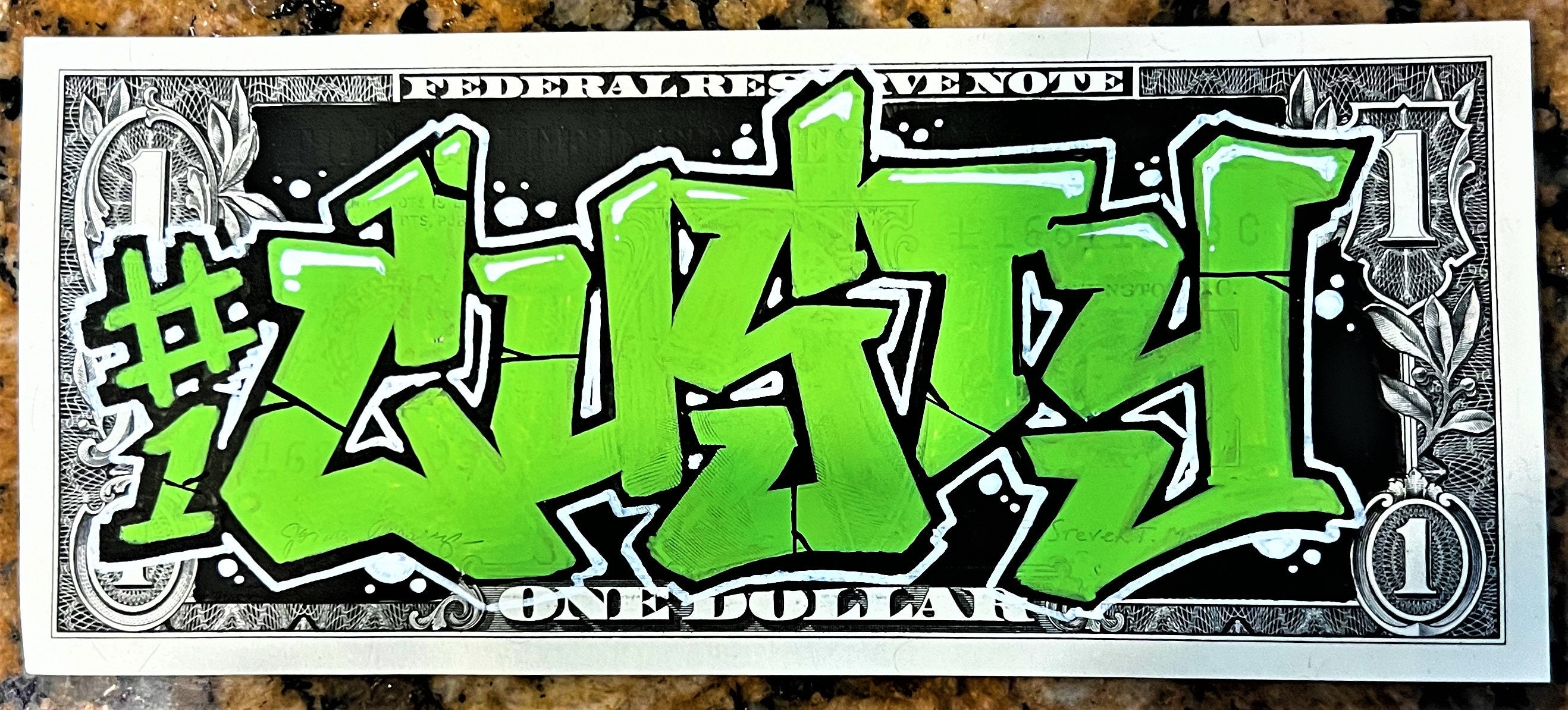 Money Graffiti Letters