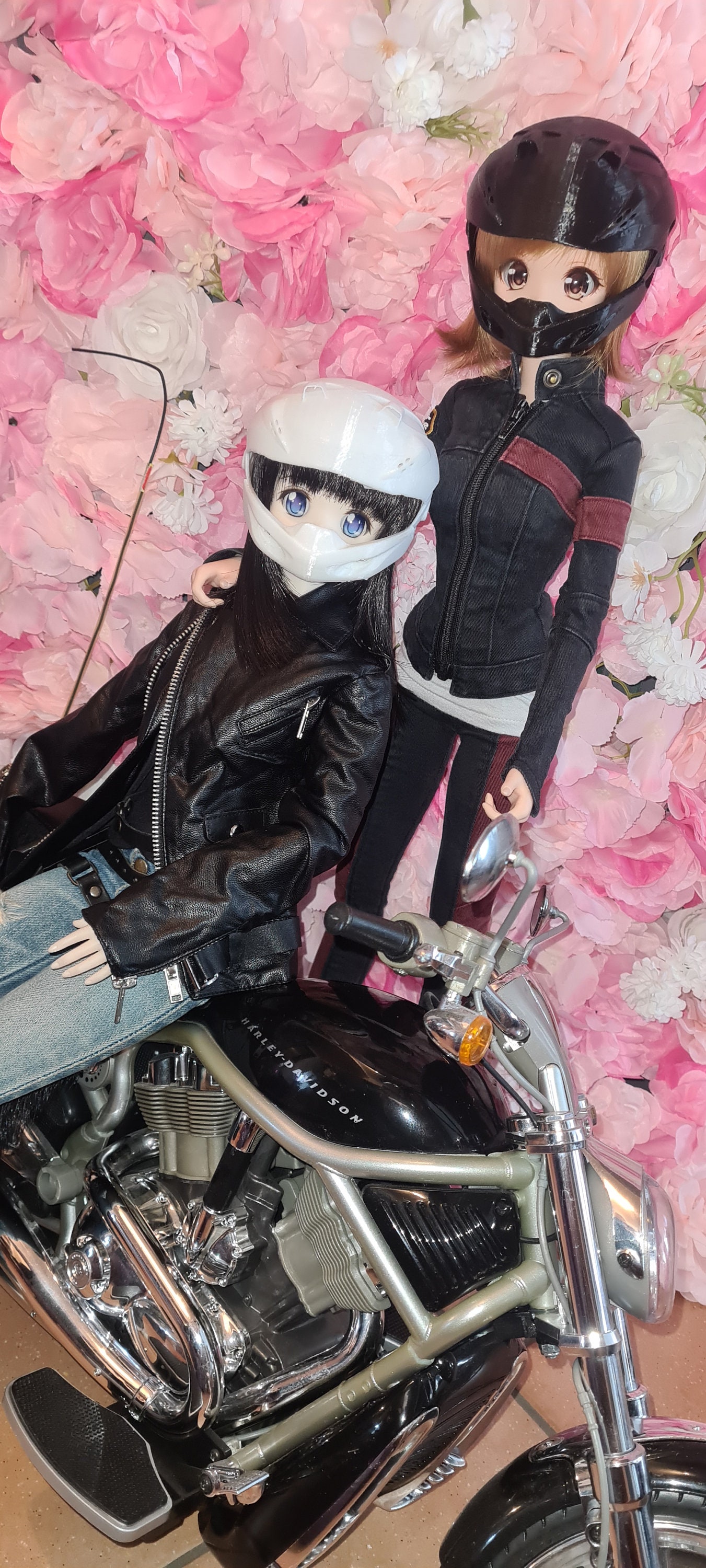 Motorcycle Full Face Helmet 3D Print Kit, BJD, SD 1/3, Smartdoll ...