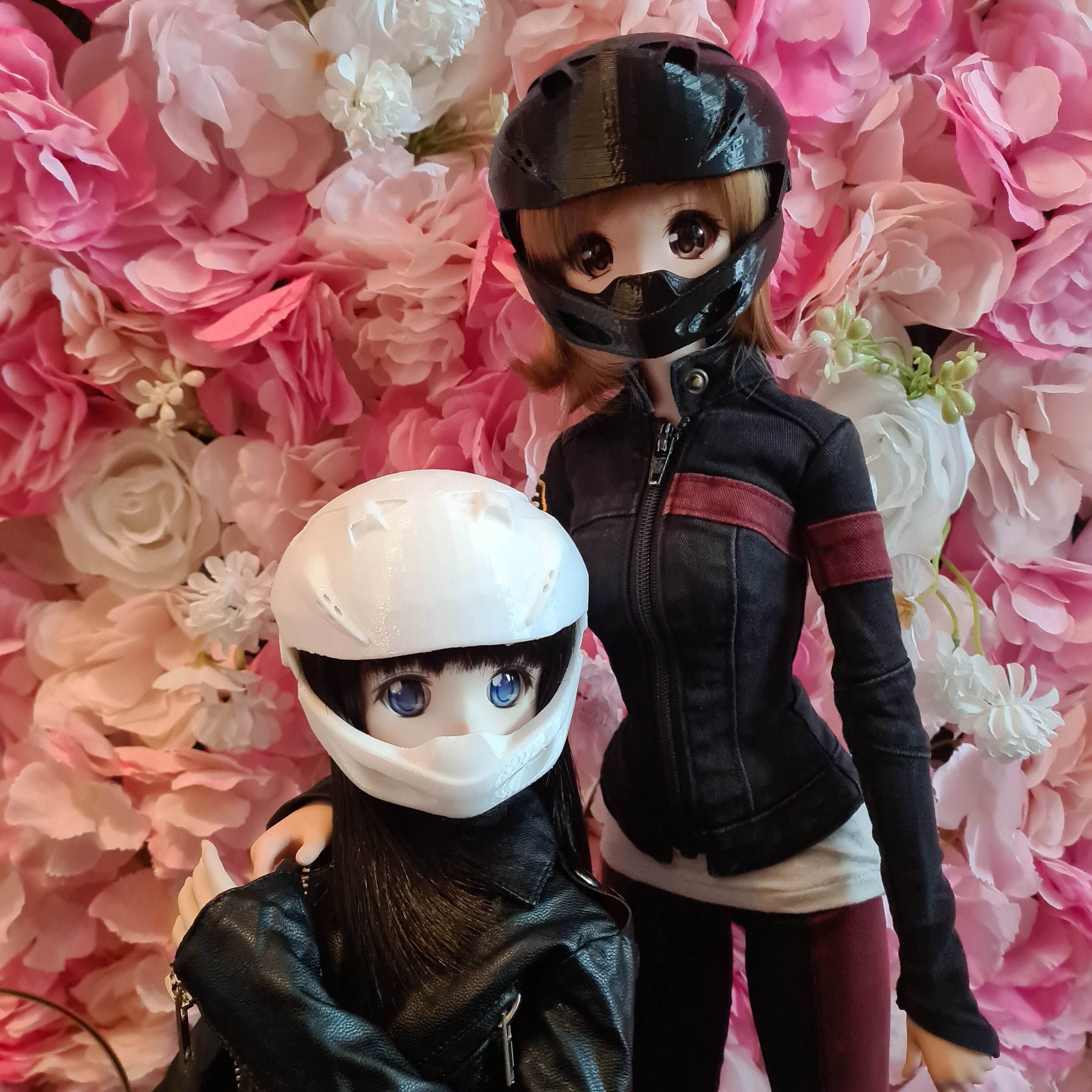 Motorcycle Full Face Helmet 3D Print Kit, BJD, SD 1/3, Smartdoll ...