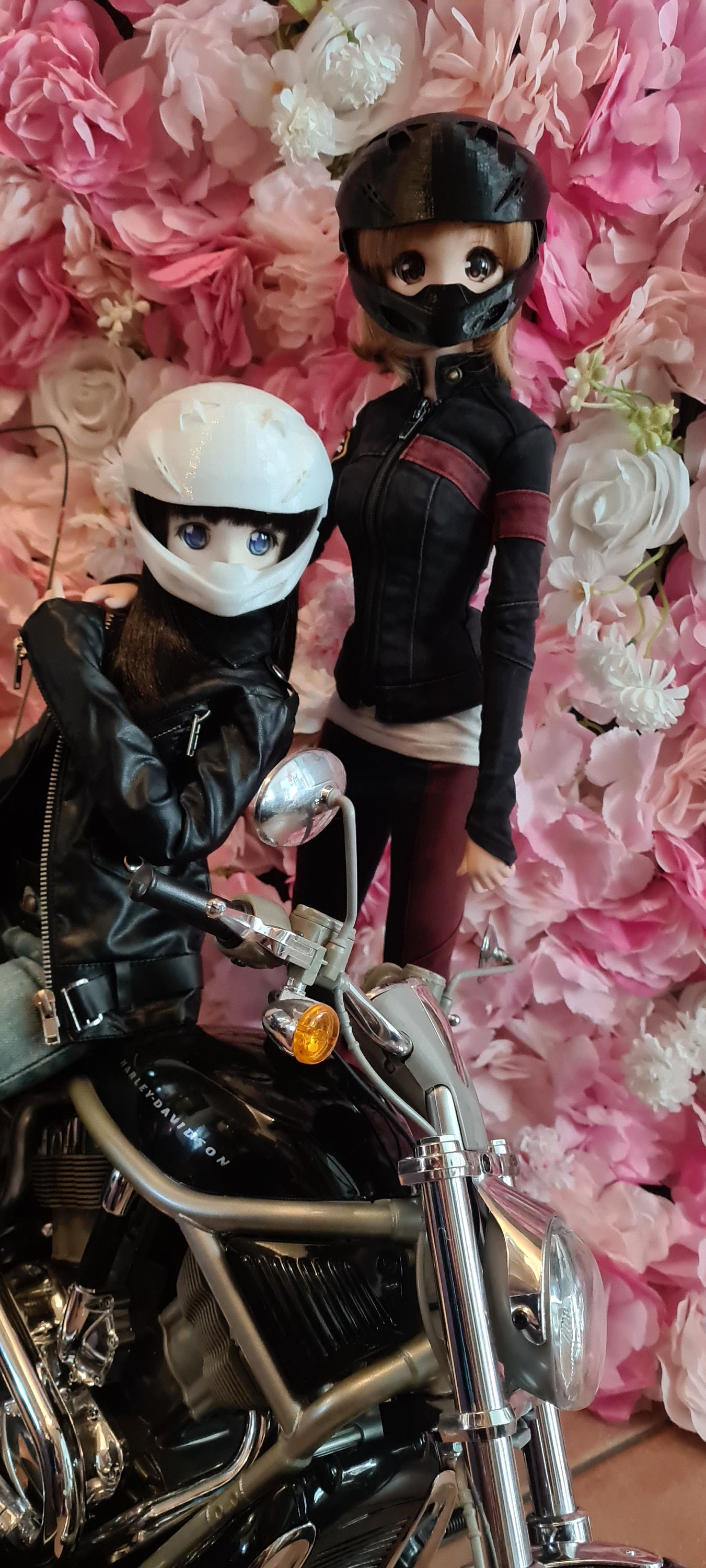 Motorcycle Full Face Helmet 3D Print Kit, BJD, SD 1/3, Smartdoll ...