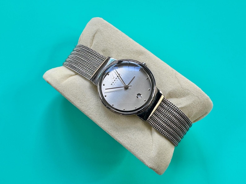Skagen Ancher Classic Petite Face Silver Watch - Etsy