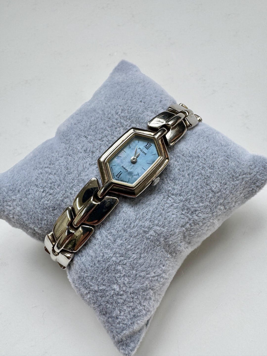 Vintage Pulsar Silver Watch by Seiko - Etsy