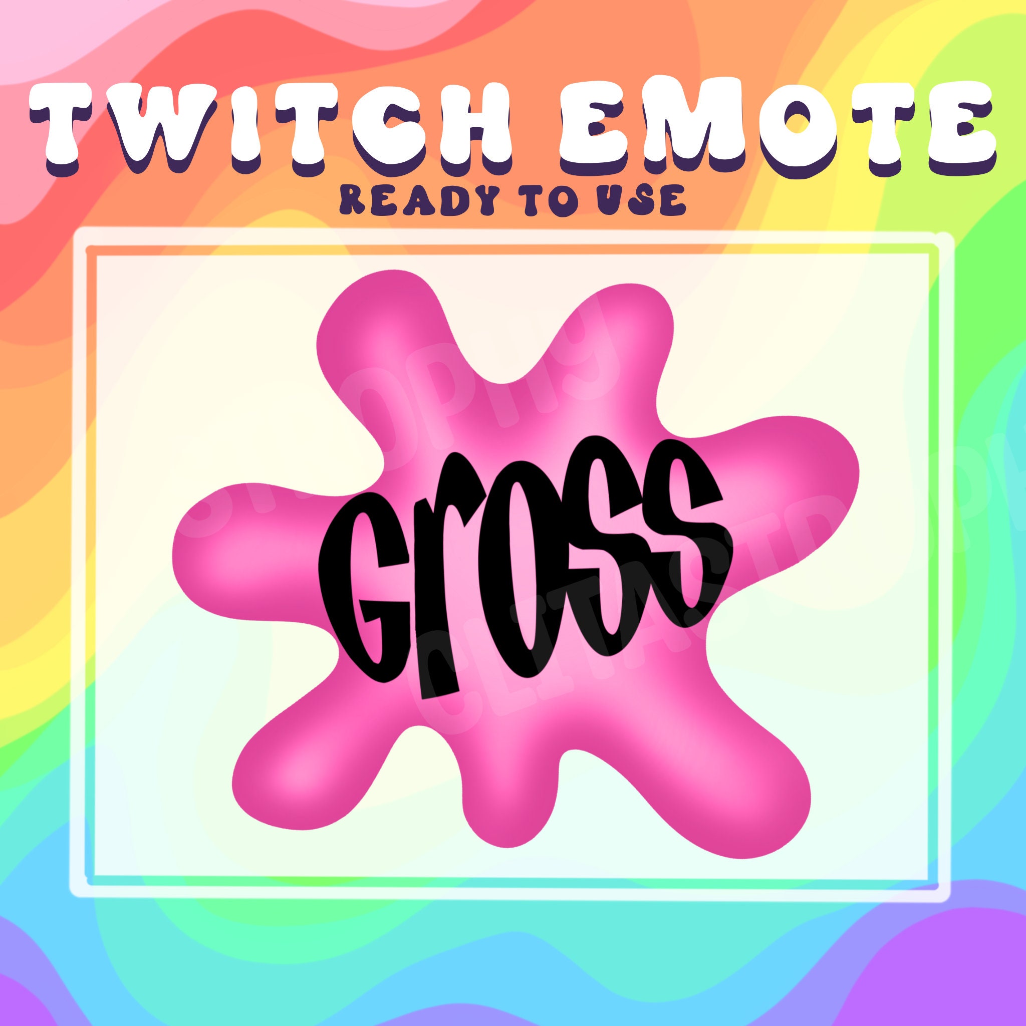 Cute Pink Emote Bundle - Reaction Emotes for Twitch - Etsy