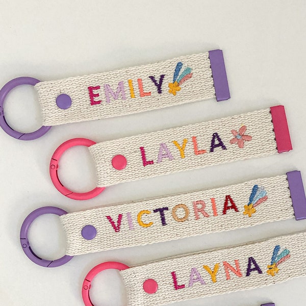 Key Chain Name Tag Kids - Etsy