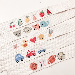 Kids Round Name Tag | Bag Key Chains | Boys Girls Bag Tag - Etsy