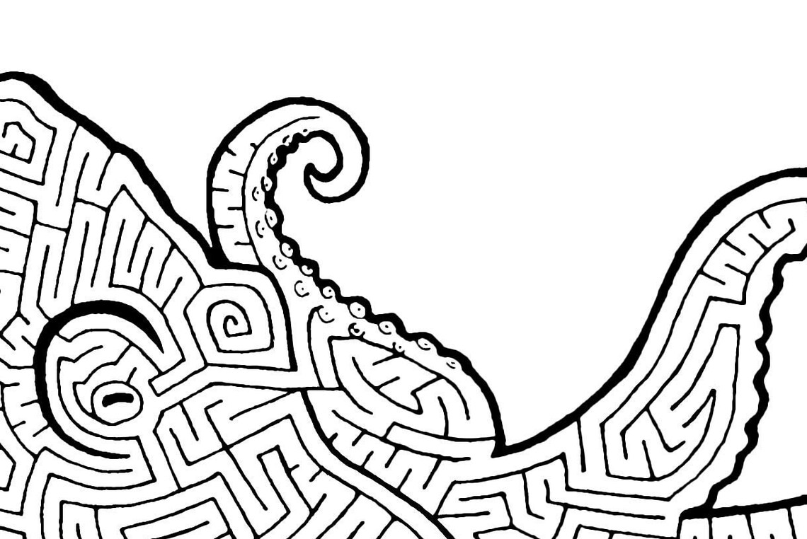Octopus Maze Digital Download | Etsy