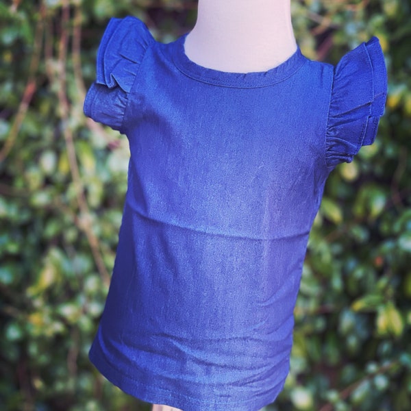 Denim Ruffles - Etsy