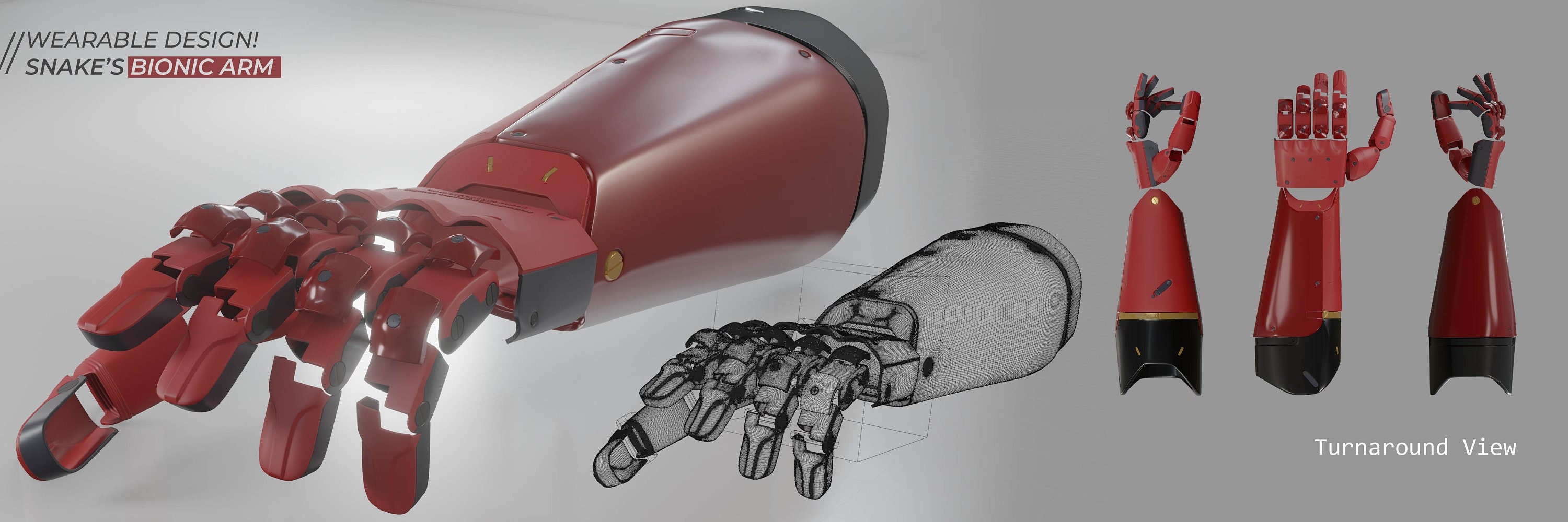 Venom Snake Metal Gear Solid V Bionic Arm 3D Printable Model - Etsy