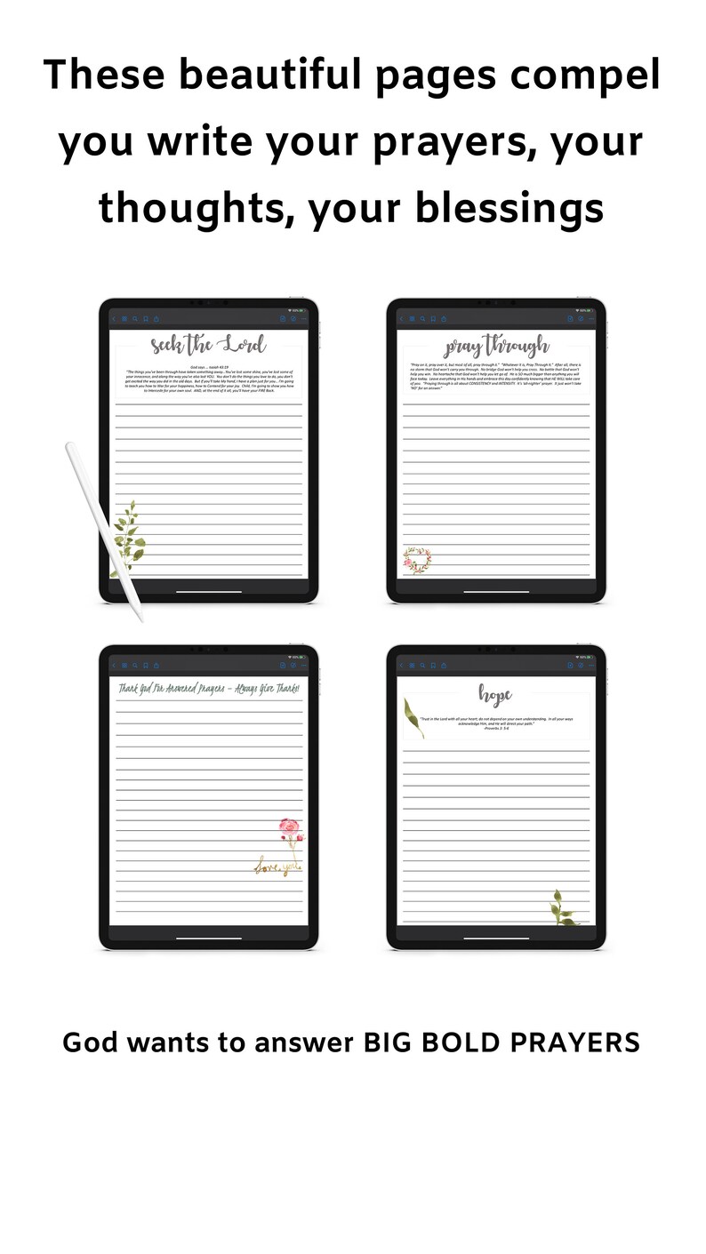 Printable Daily Prayer Journal, Devotional, Christian, Printables ...