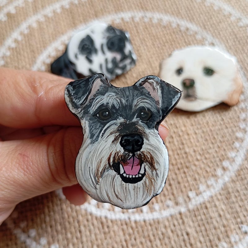 Custom Paint Brooch - Etsy