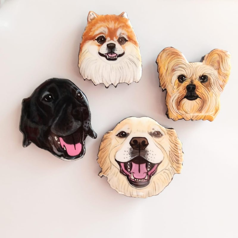 Dog Fridge Magnets - Etsy