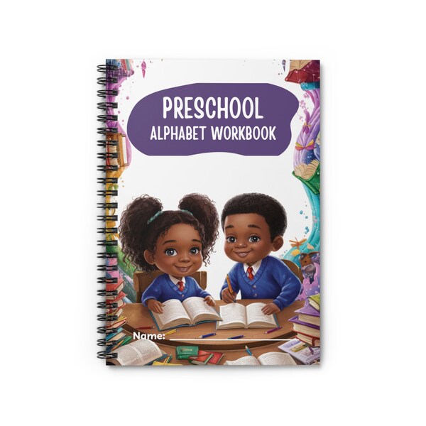 Preschool Workbook - Etsy