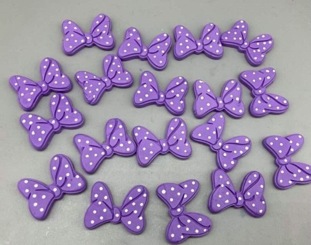 Bow,edible Bow,fondant Bow, Minnie Bow,sugar Bow,fondant Bow for ...