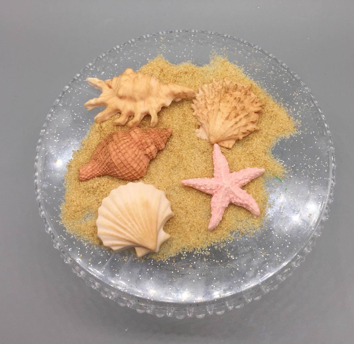 Edible, Fondant Large Sea Shell Set - Etsy