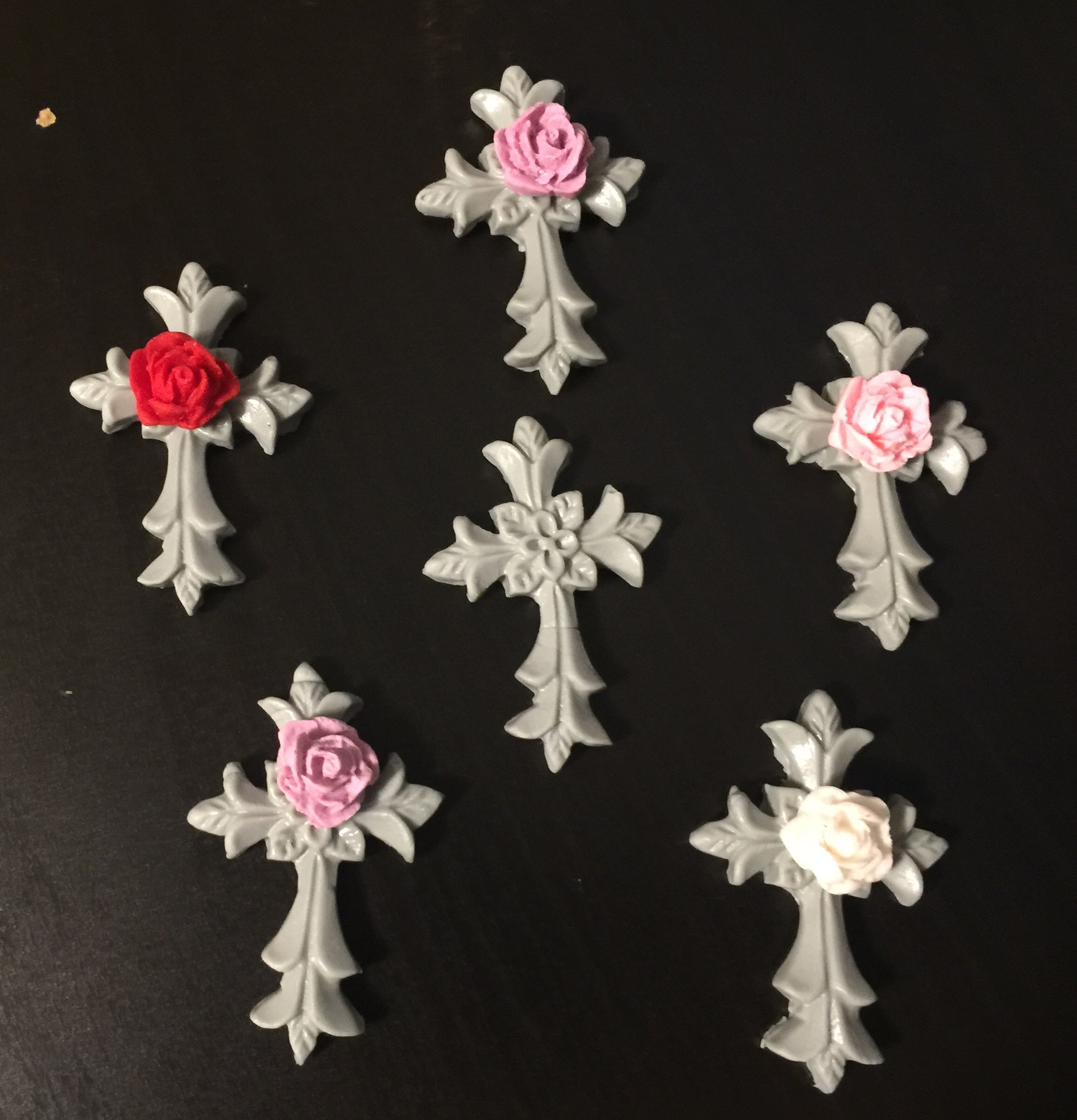 Cross for Cake and Cupcakes Made From Fondant - Etsy