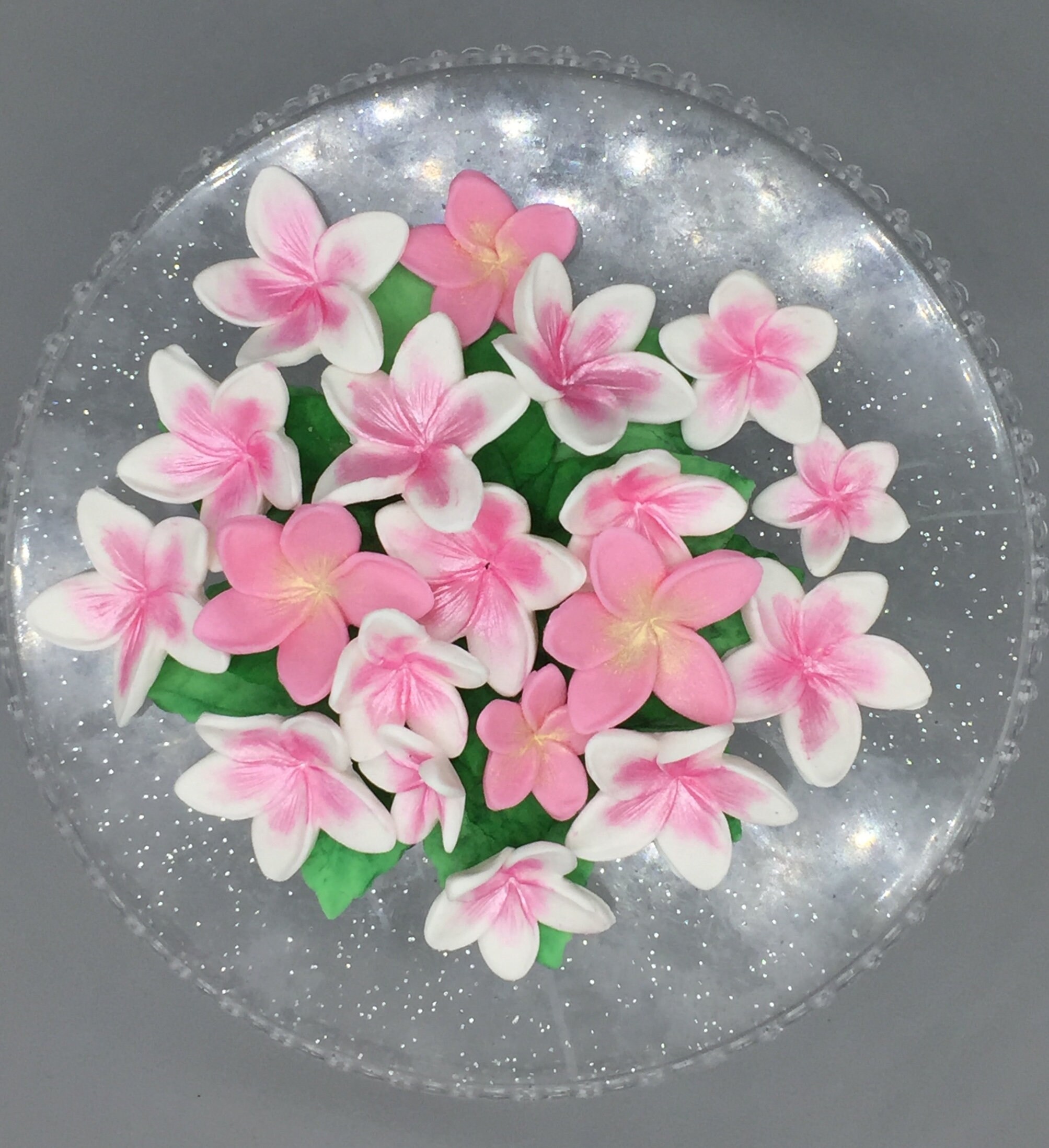 Fondantsugar Edible Tropical Flower for Cakes and Cupcakes - Etsy