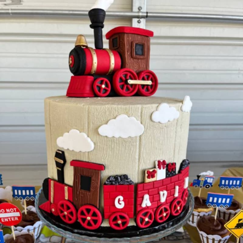 Train Cake Topper - Etsy
