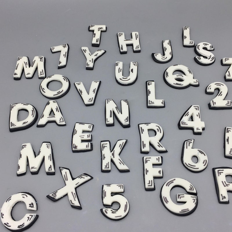 Fondant Alphabet Stamp - Etsy