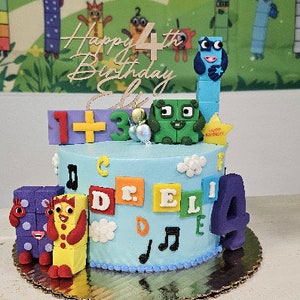 Numberblocks, Edible Numberblocks, Fondant Numberblocks, Numberblocks ...