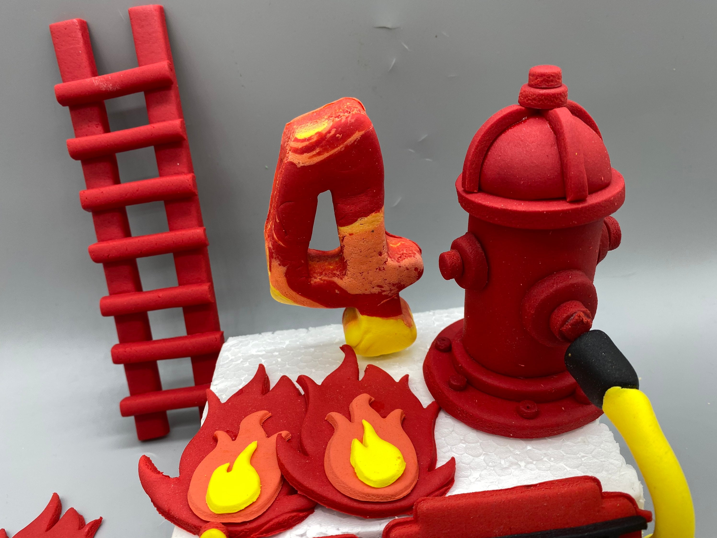 Fire, Fire Truck, Fire Hydrant, Edible Flames, Flames,edible Fire Truck ...