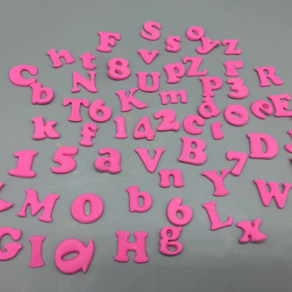 Fondant Letters - Etsy