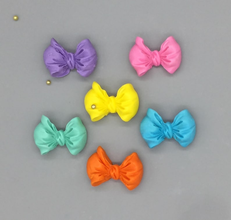 Fondant Bow Sugar Bow Edible Bows Bows for Cakes Bows for | Etsy