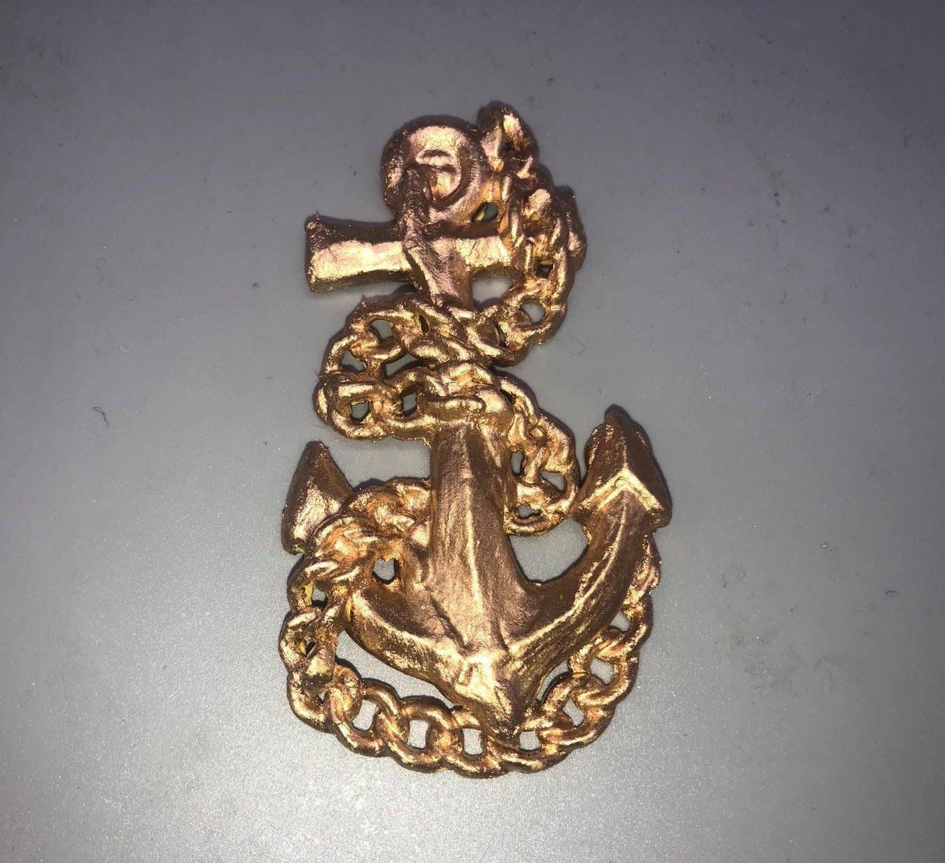 Ancla pastel topper Anchor Cake Cupcake Topper Fondant - Etsy España