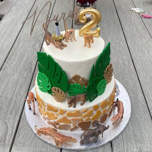 Golden Jungle Animal Heads, Sugar Animals, Fondant Animals, Gum Paste ...