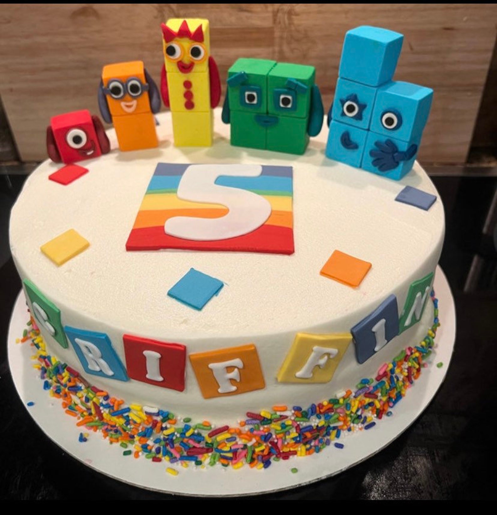 Numberblocks Edible Numberblocks Fondant Numberblocks - Etsy