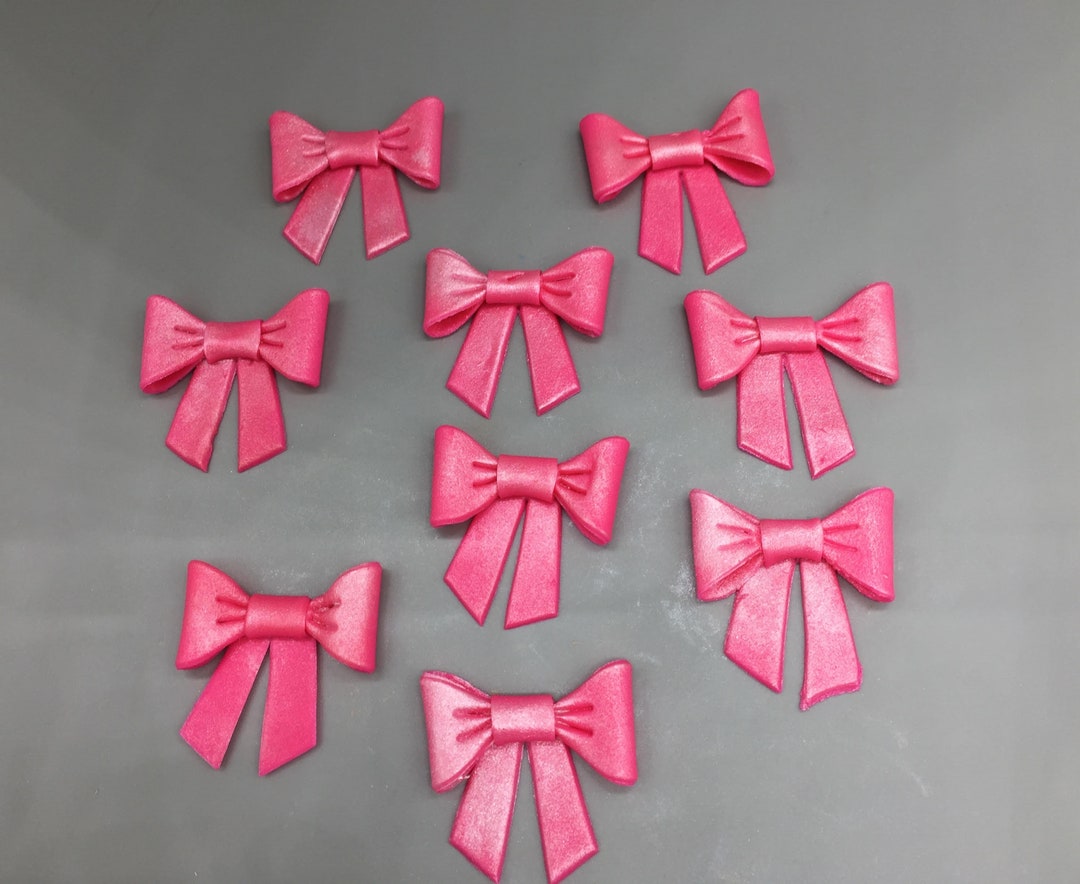 Fondant,sugar, Edible Bows for Cakes and Cupcakes #3 - Etsy