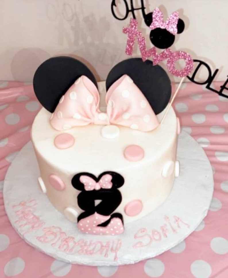 Minnie Mouse Minnie Mouse Sugar Cake Decoration Minnie Mouse | Etsy