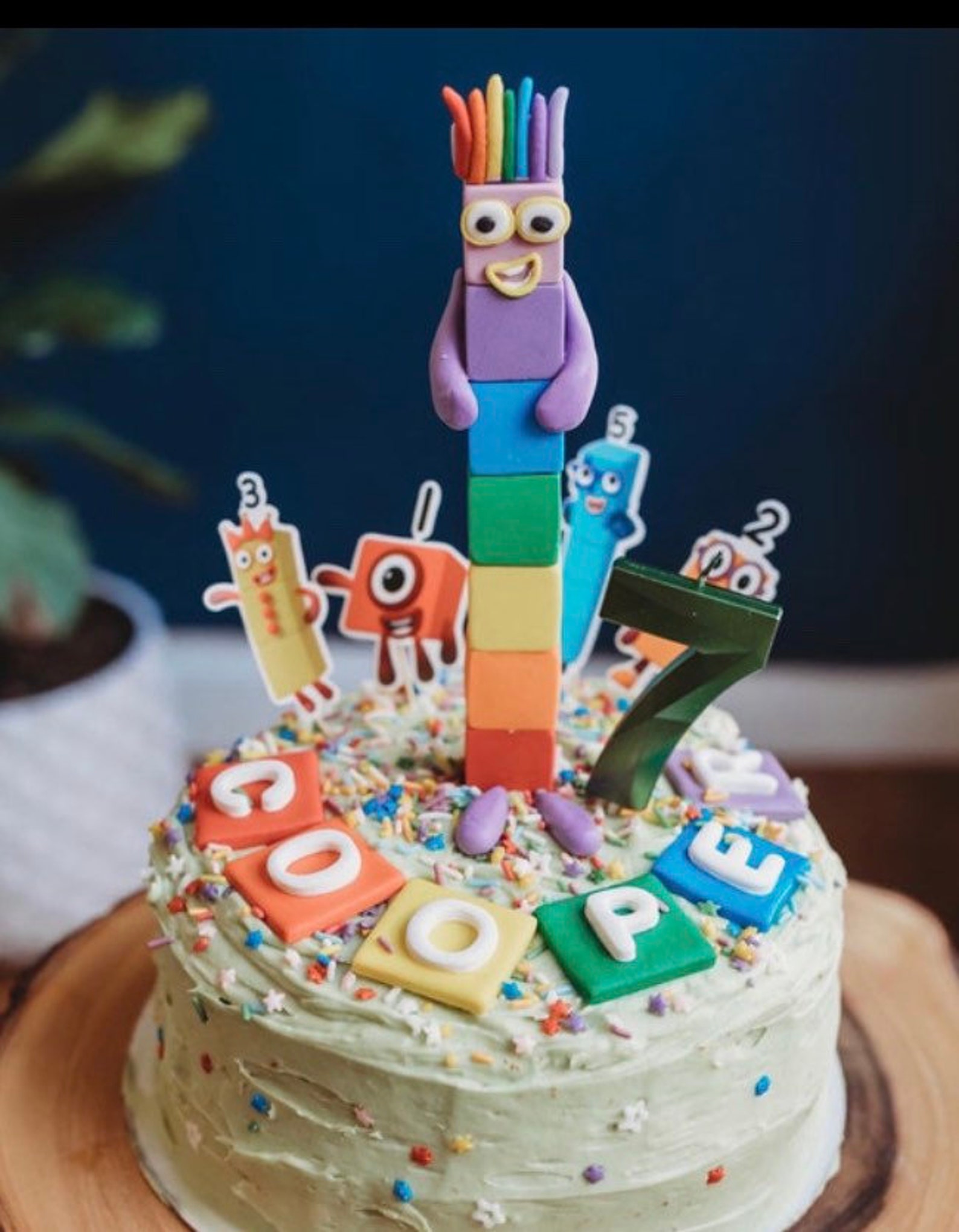 Numberblocks Edible Numberblocks Fondant Numberblocks - Etsy