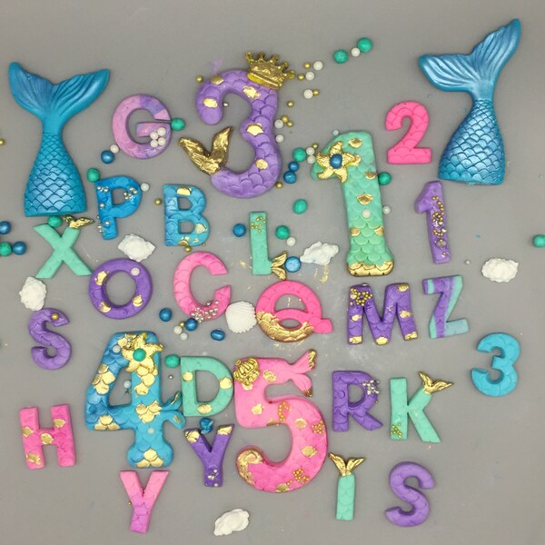 Mermaid Letters - Etsy