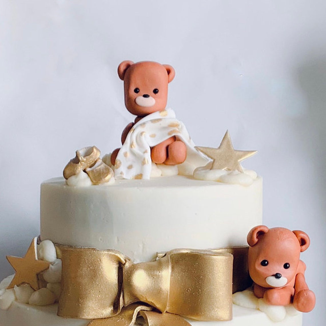 Bear Edible Cake Toppers Sugar Cake Toppers for Birthdays | Etsy