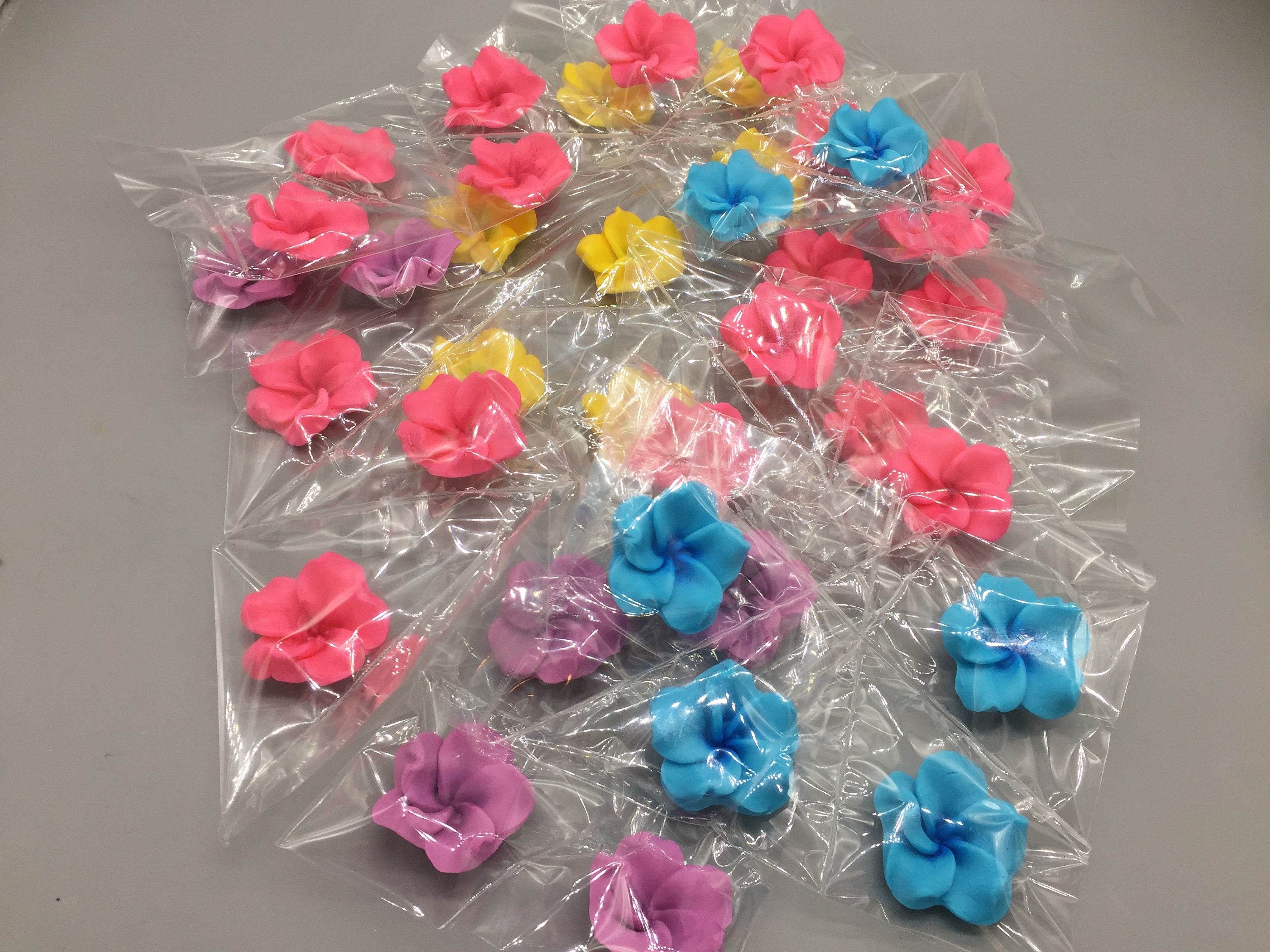 Fondant,sugar, Edible Tropical Flower for Cakes and Cupcakes#4 - Etsy