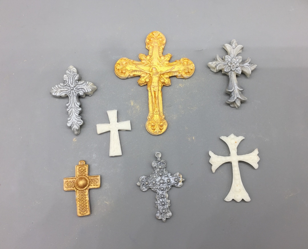Cross for Cake and Cupcakes Made From Fondant - Etsy